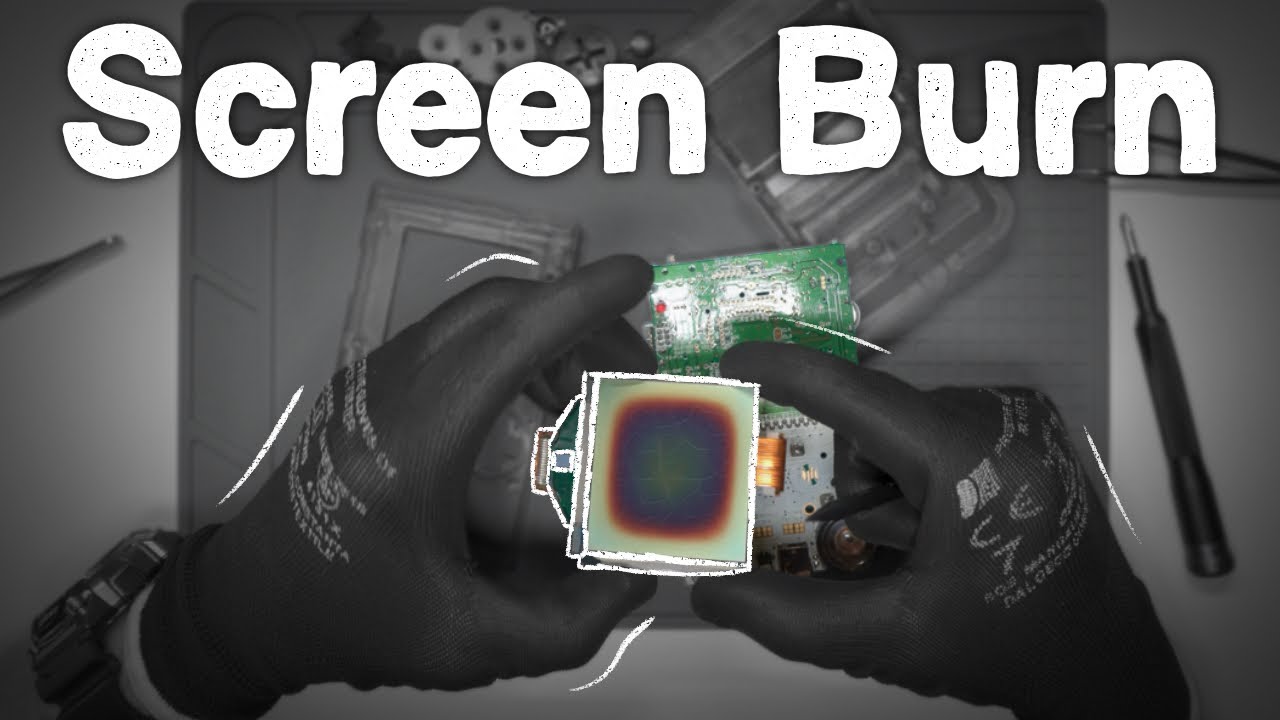 Fixing Severe Screen Burn On A Game Boy Pocket - YouTube