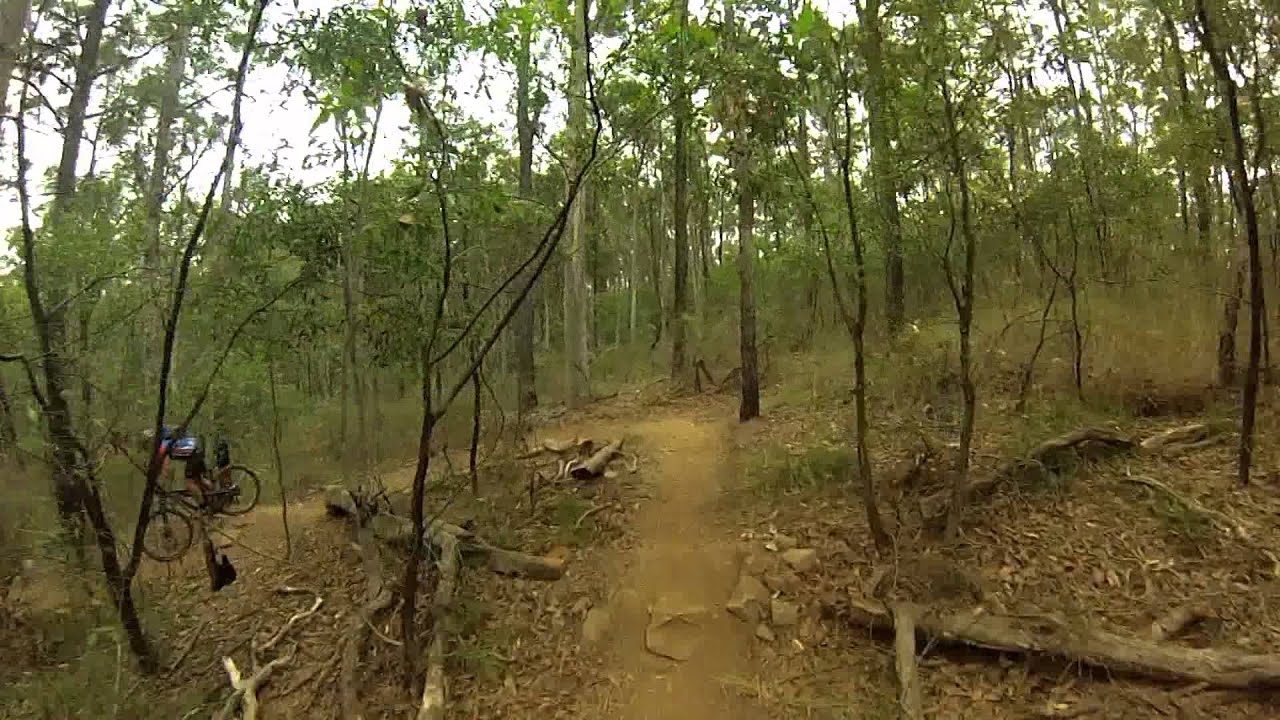Mountain biking Jinker track QLD - YouTube