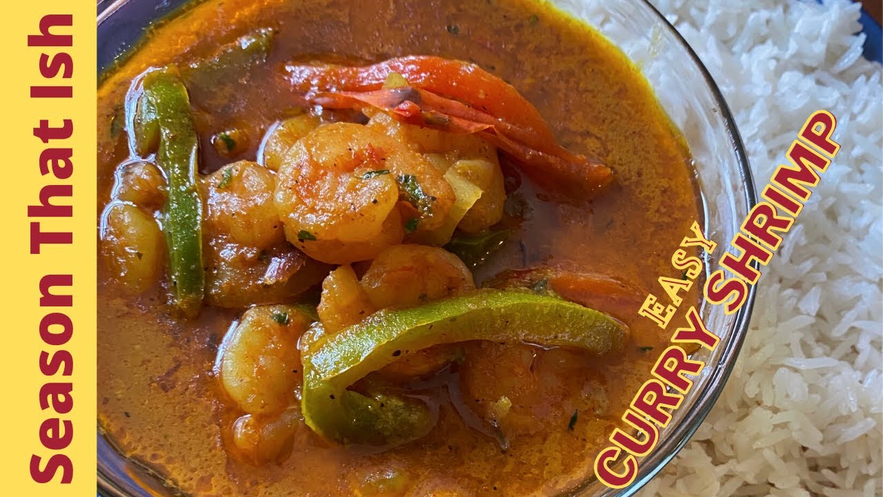 Jamaican Curry Shrimp & Coconut Rice| How to Make Authentic Curry ...