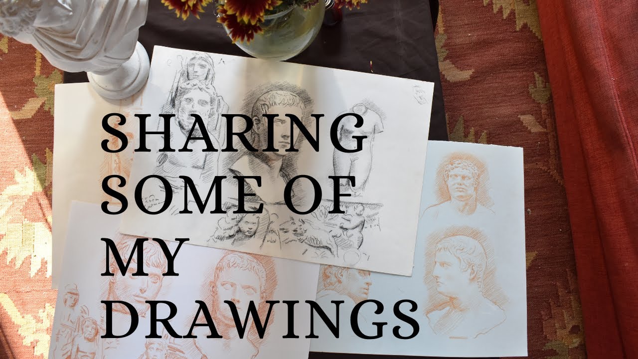 Sharing some of my drawings from past to present! - YouTube