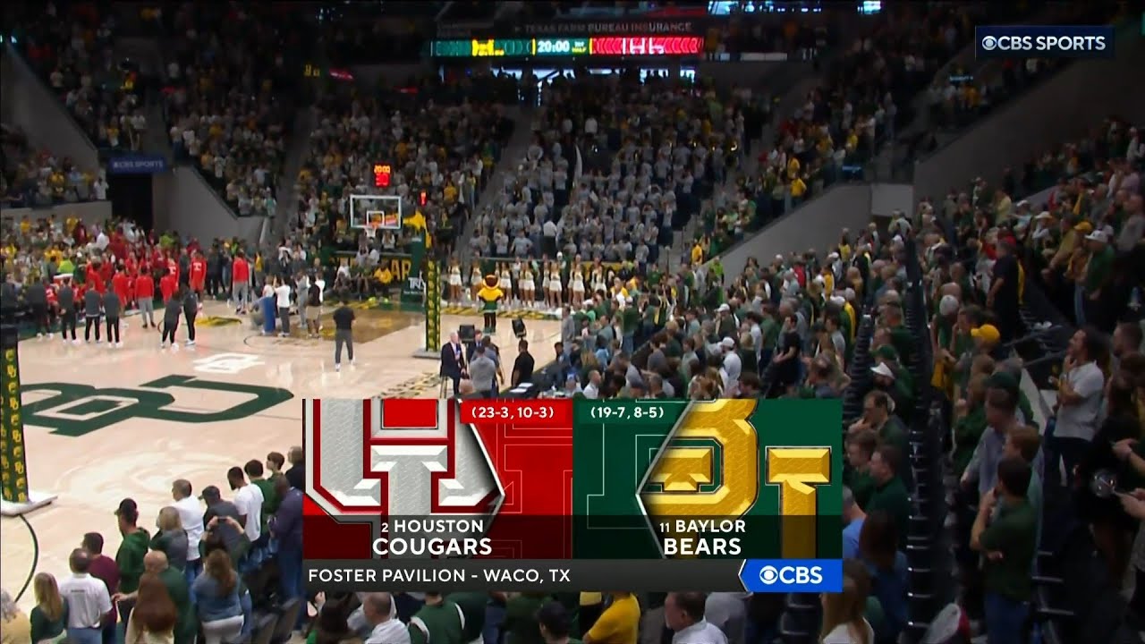 CBB on CBS intro | 2 Houston @ 11 Baylor | 2/24/2024 - YouTube