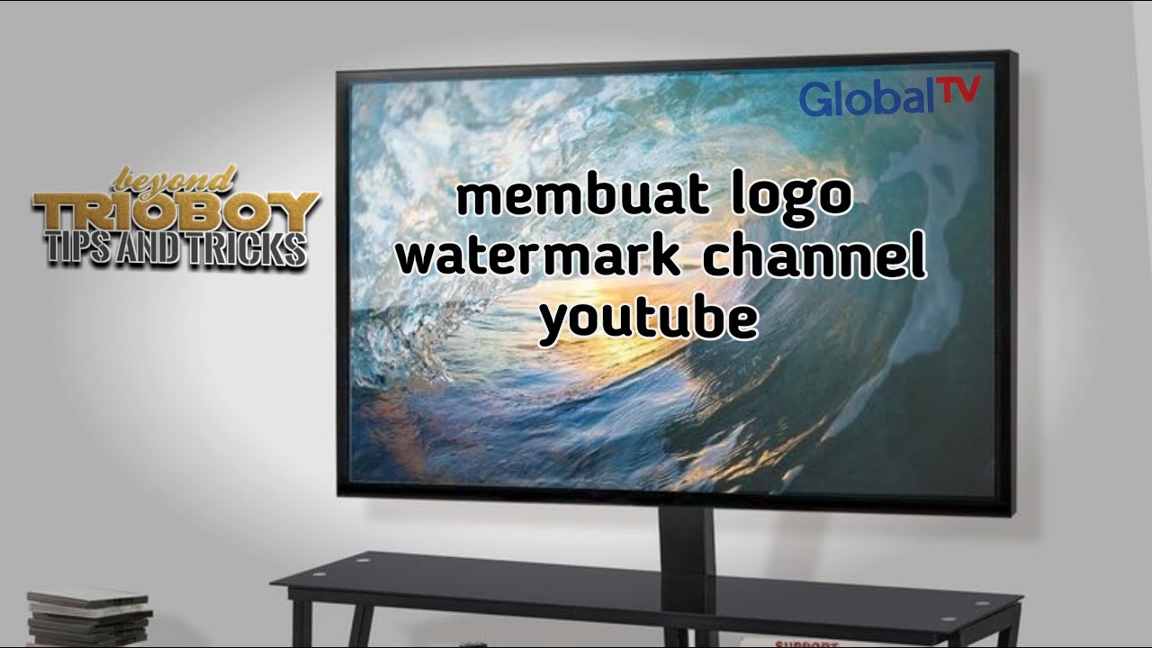 make the watermark | tutorial kinemaster - YouTube
