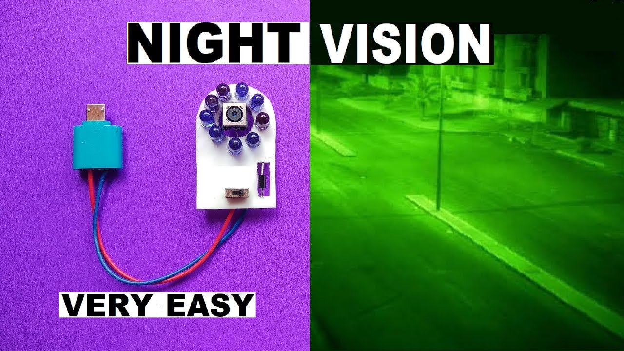 How To Make Night Vision Camera By Using Your Old Phone..Mobile Camera ...