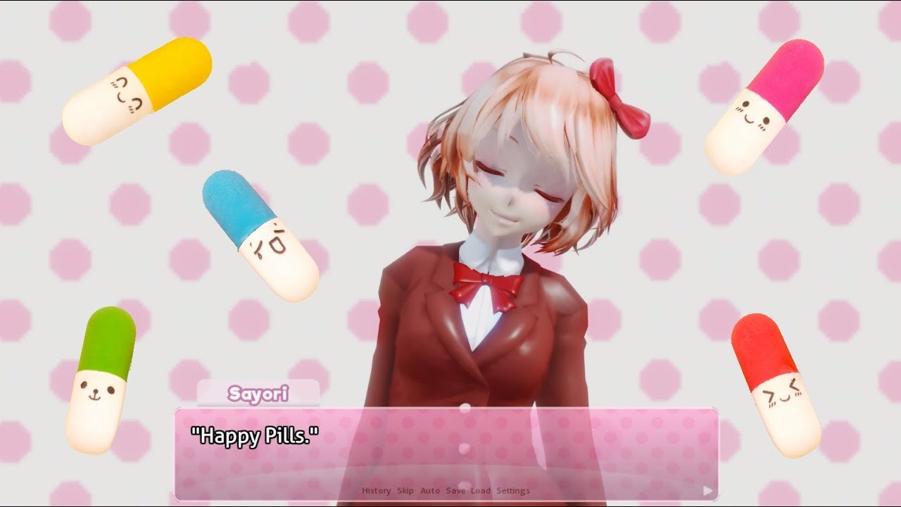 [MMD x DDLC] Sayori's Happy Pills. - YouTube
