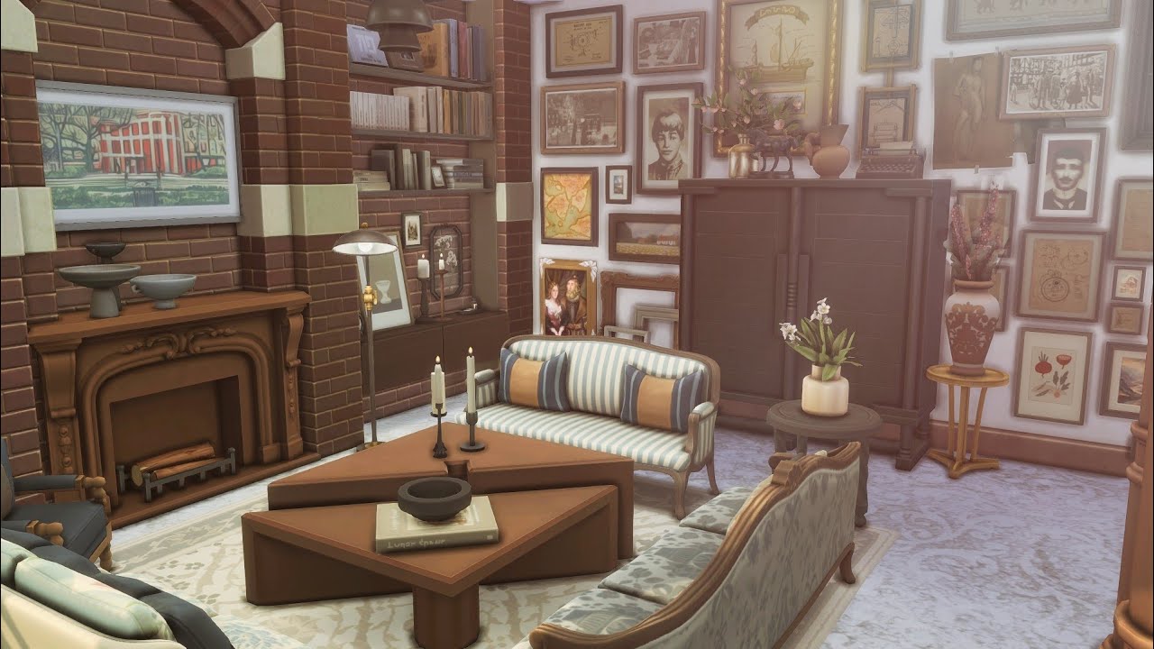 The Conductor's Quarters | Sims 4 Speed Build / Apartment Renovation ...