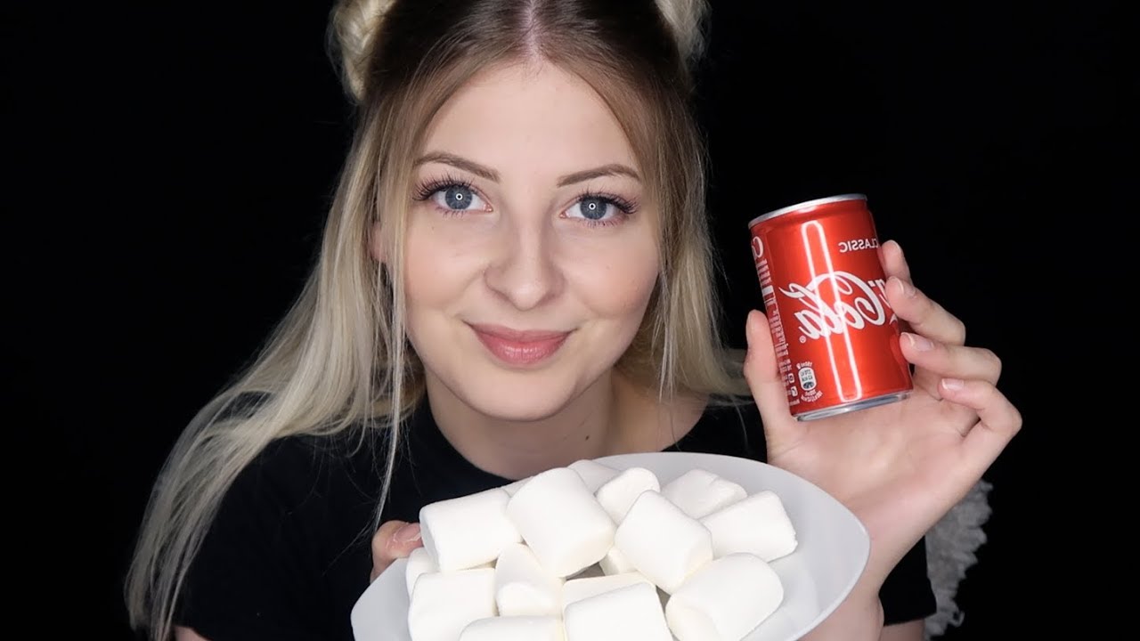 [ASMR] ♡ MUKBANG | Fluffy Marshmallow (EATING SOUNDS) - YouTube