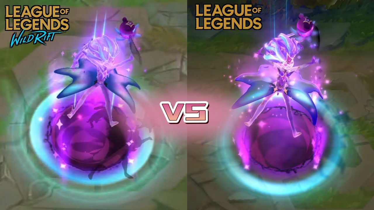 Star Guardian Zoe (Wild Rift) VS Star Guardian Zoe (LoL PC) Skin ...