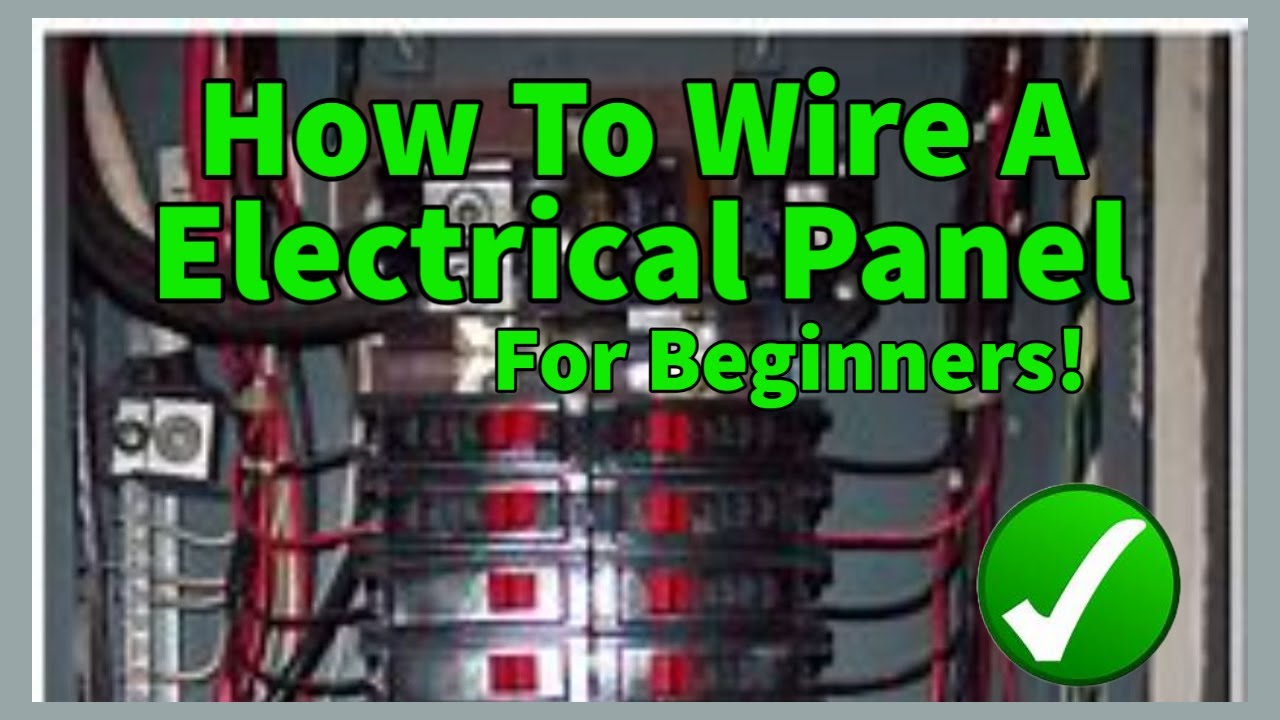 How To Wire Commercial Main Electrical Panel For Beginners #electrician ...