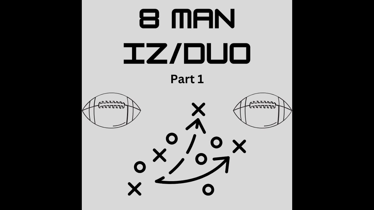 Inside Zone scheme for 8 man! - YouTube