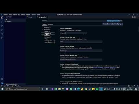 Solução de Problema do Terminal no VIsual Studio Code - YouTube
