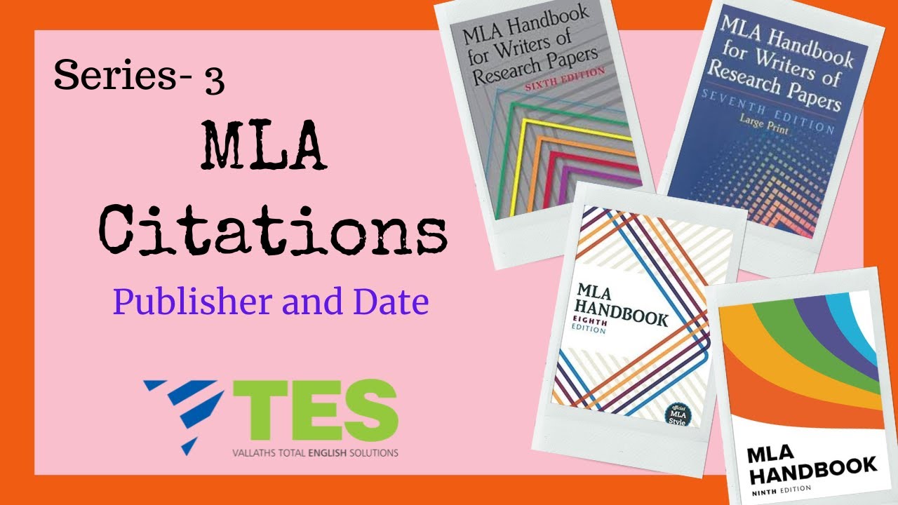 MLA Citations Video 3: Publisher and Date | NTA NET SET | Kalyani ...