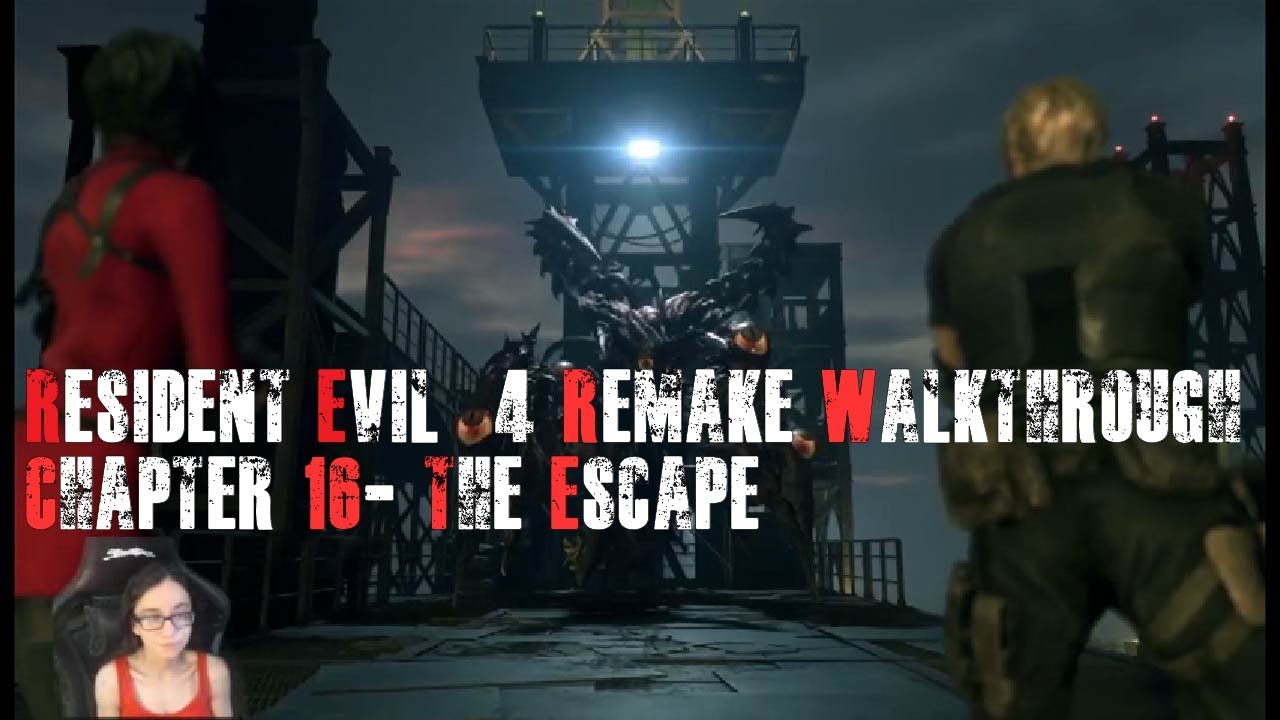Resident Evil 4 Remake Walkthrough Chapter 16- The Escape - YouTube