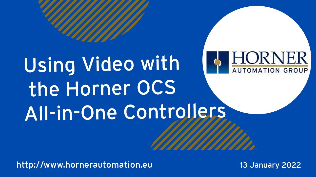 Using Video with the Horner OCS All in One Controllers - YouTube