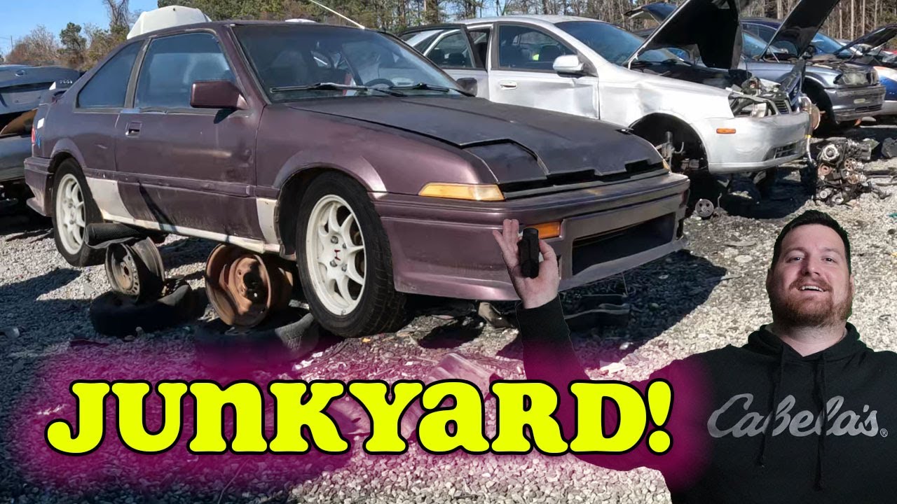 Rare 1987 Acura Integra RS Found in the Junkyard! Unbelievably Clean ...