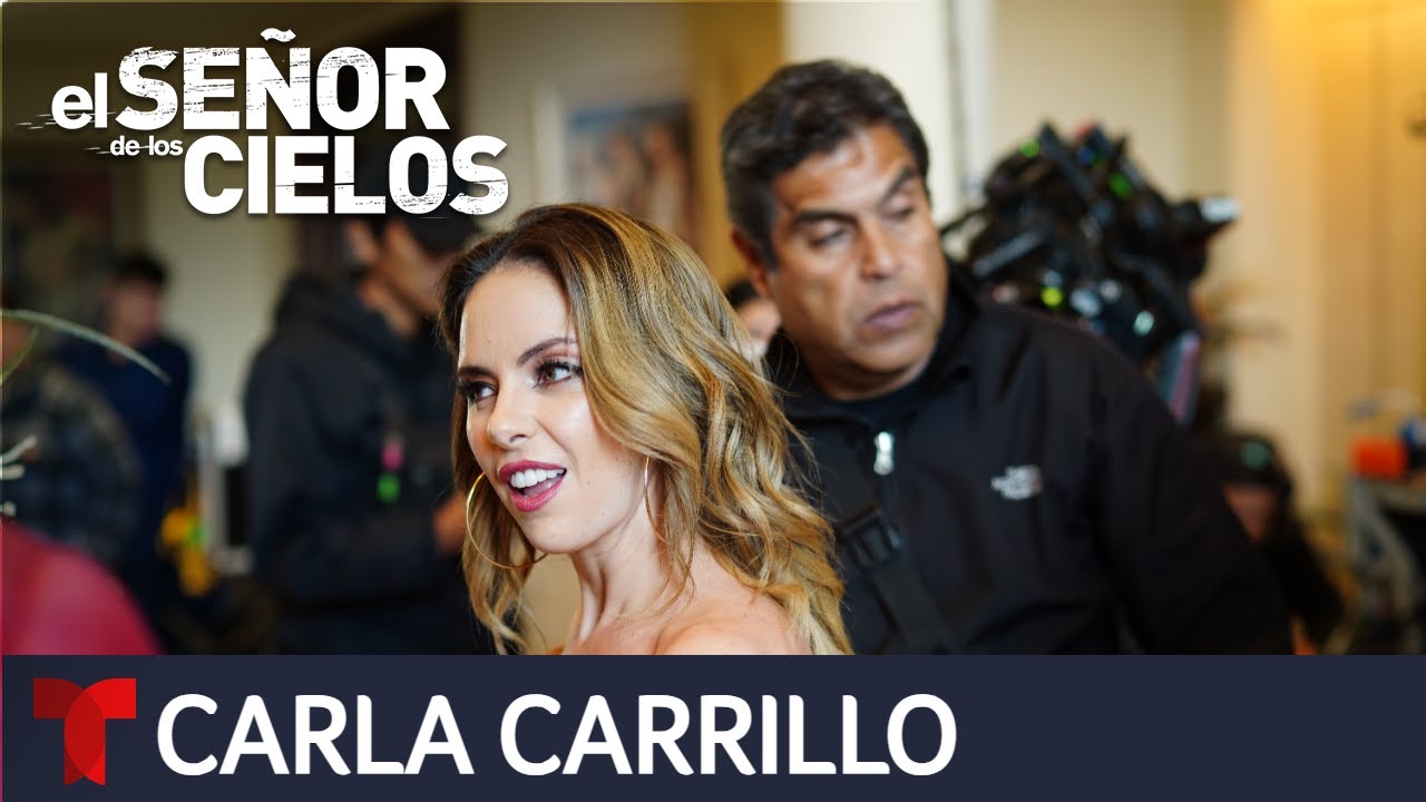 El Señor de los Cielos 9: Carla Carrillo en el set | Telemundo - YouTube