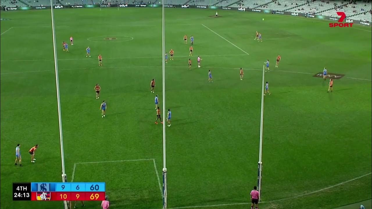 Qualifying Final Hostplus SANFL Snapshot - Adelaide's Riley Clamp seals it with 50m set shot ...