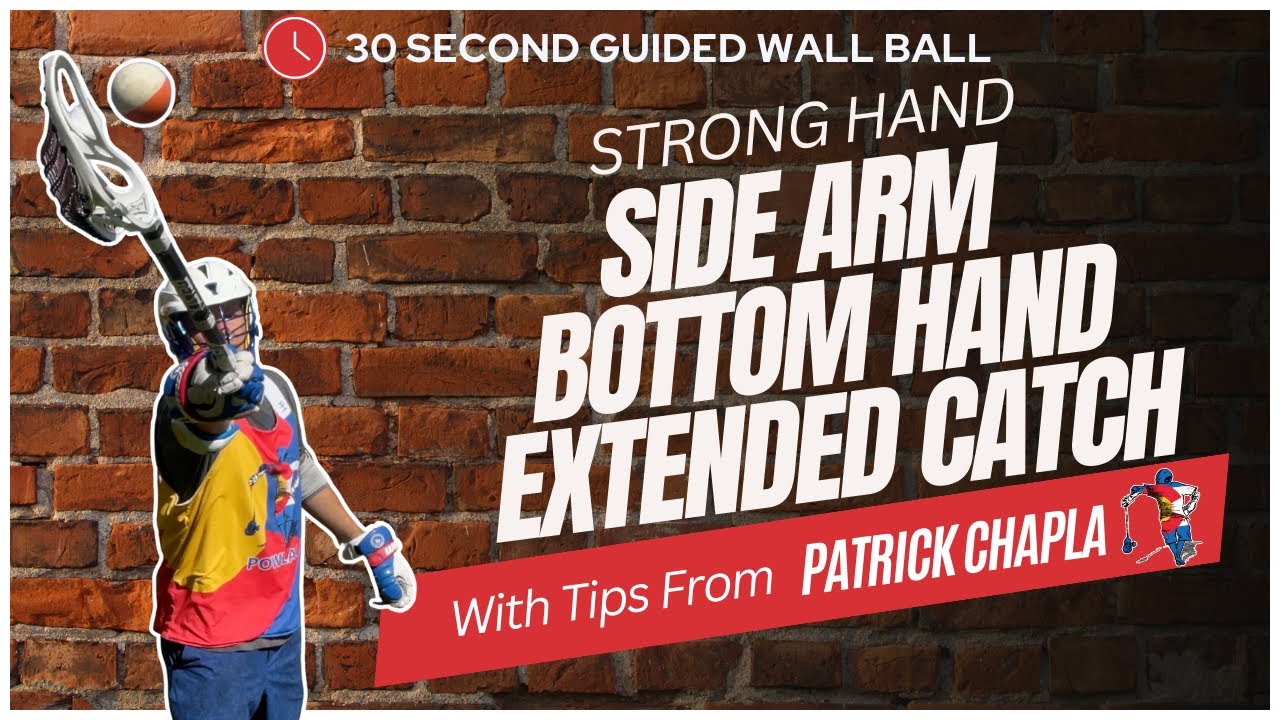 Side Arm to Bottom Hand Extended Catch | Strong Hand | 30 Seconds ...