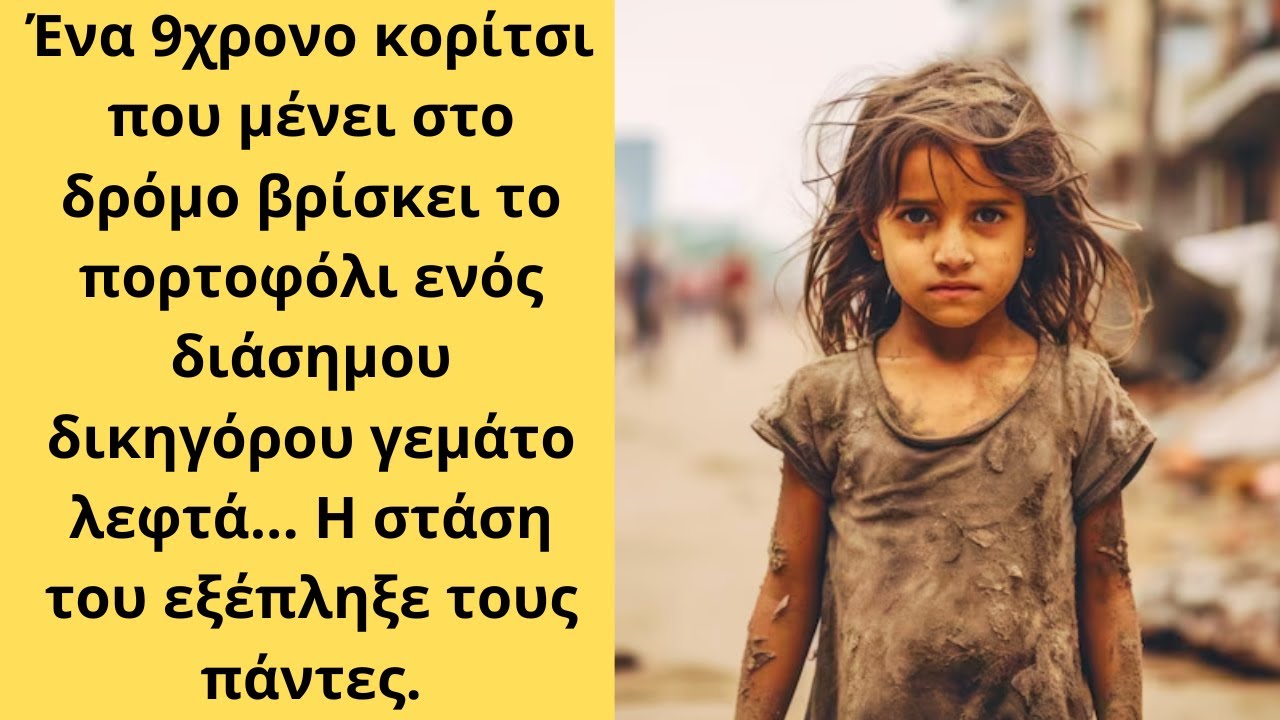 Ένα 9χρονο κορίτσι που ζει στο δρόμο βρίσκει το πορτοφόλι ενός διάσημου ...