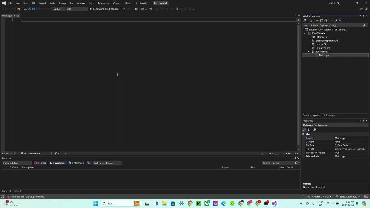 C How To Write Your First Program Youtube 5929