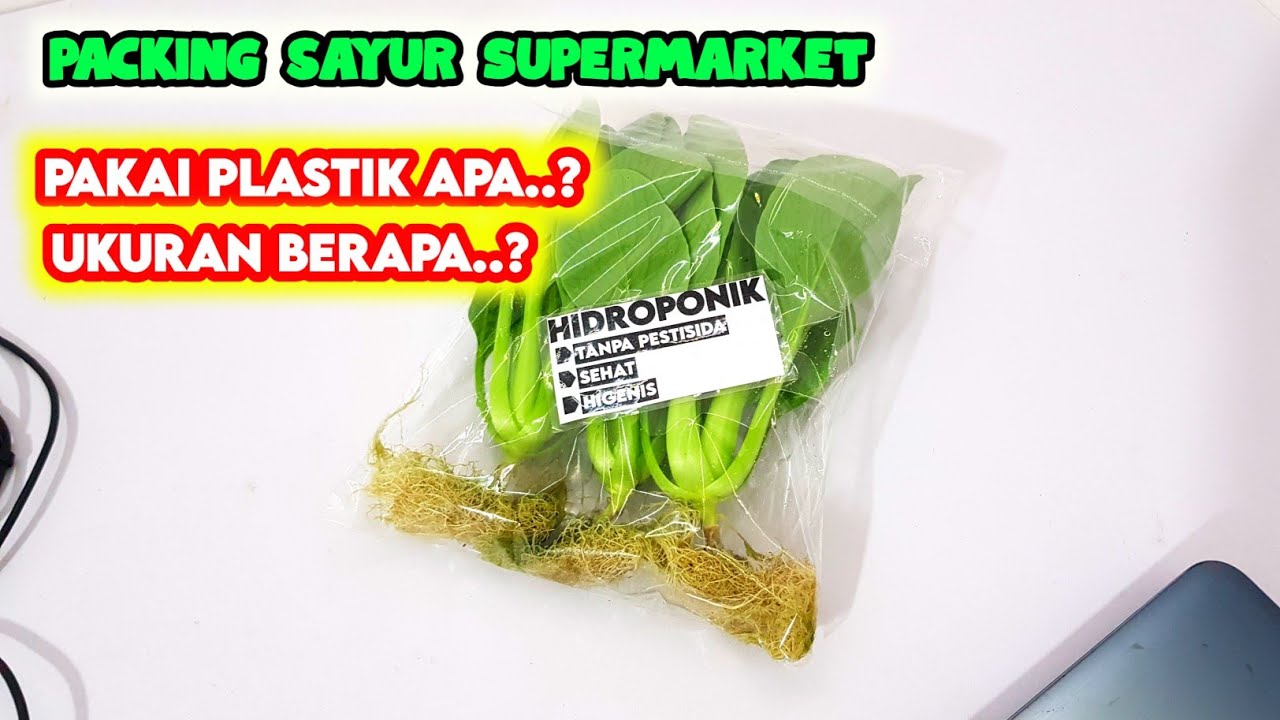 Cara packing sayur hidroponik. Pengemasan sayur hidroponik Supermaket ...