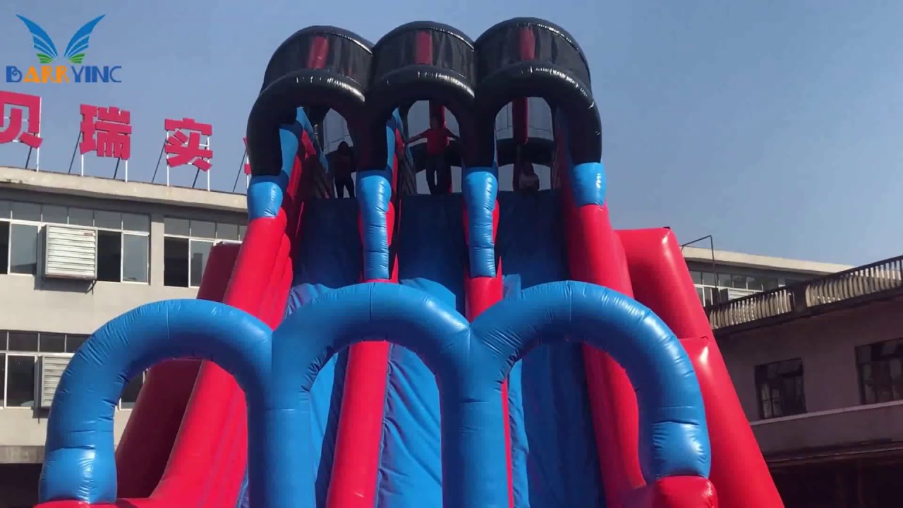 Inflatable factory guangzhou china - YouTube