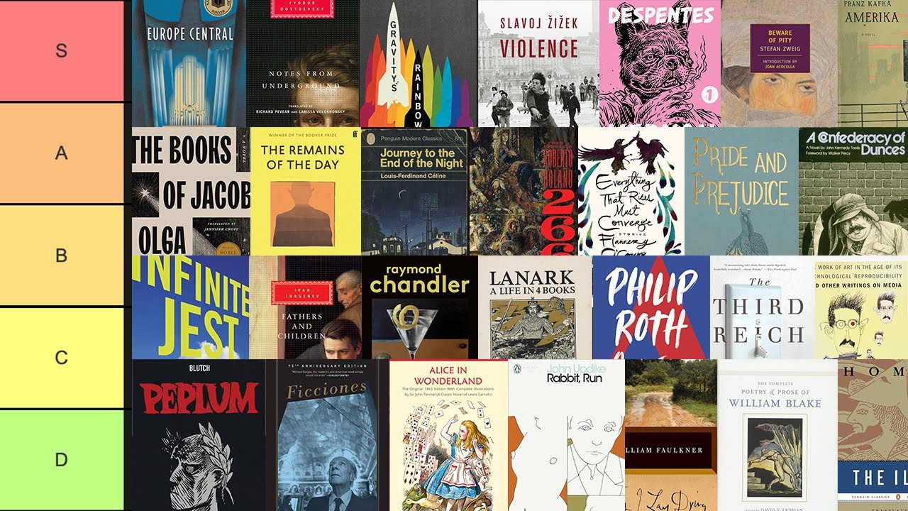 ranking every book on my bookshelf - YouTube