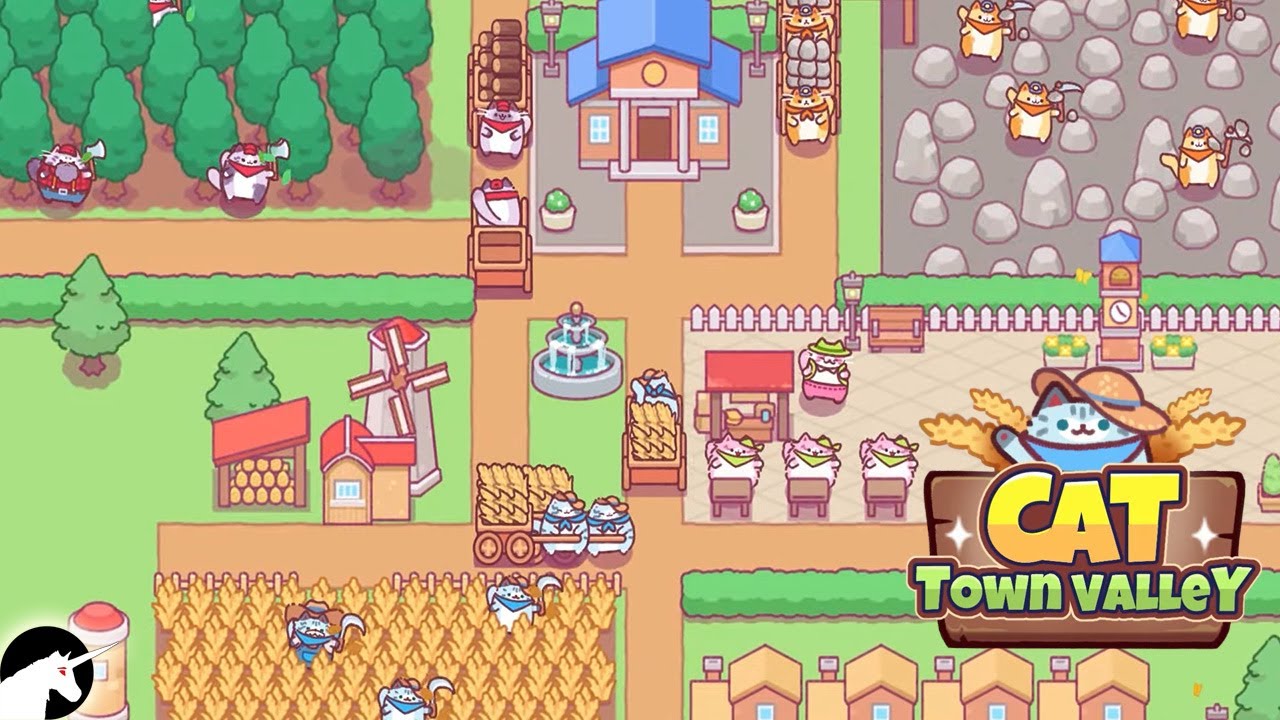 Cat Town Valley Healing Farm gameplay - YouTube