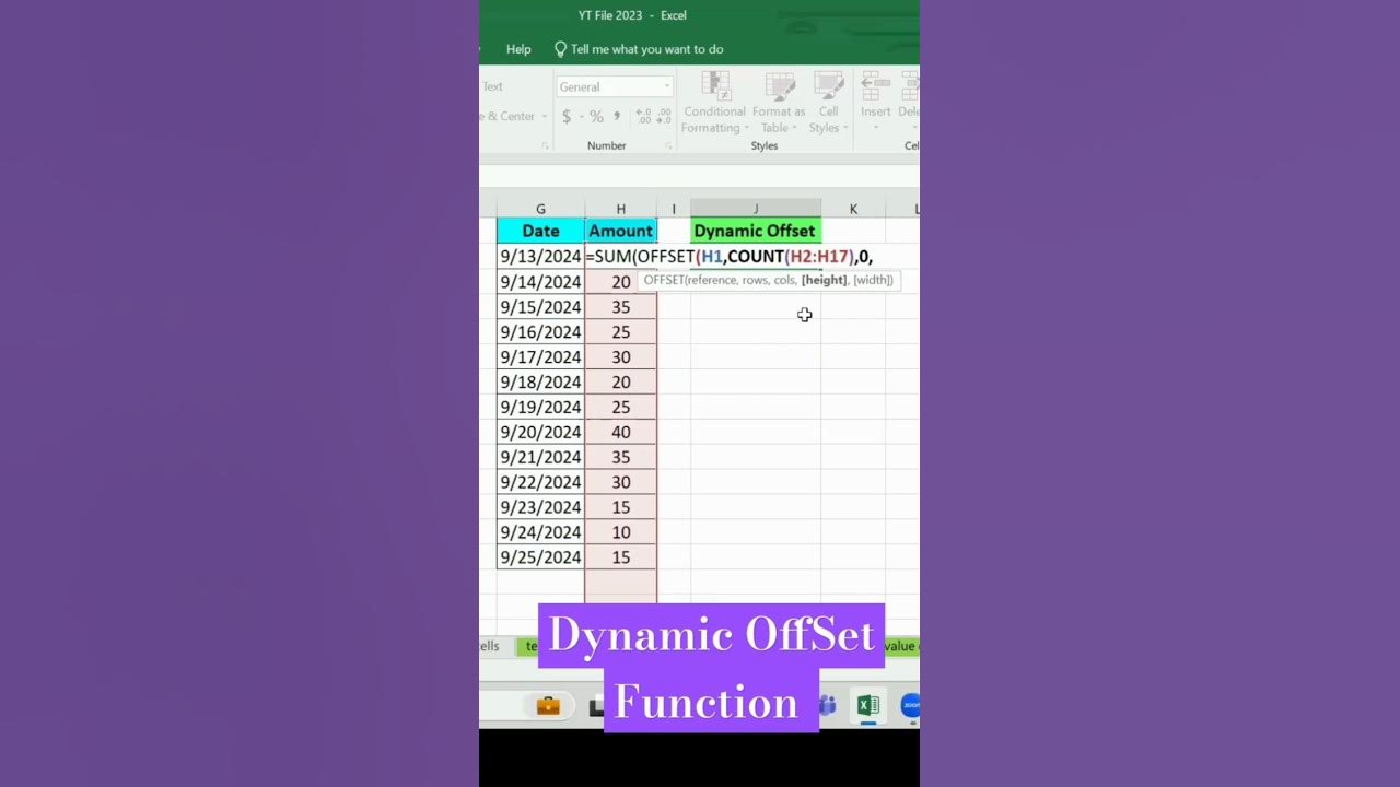 Most Important Excel Interview Questions Dynamic OffSet Formula In most-important-excel-interview-questions-dynamic-offset-formula-in