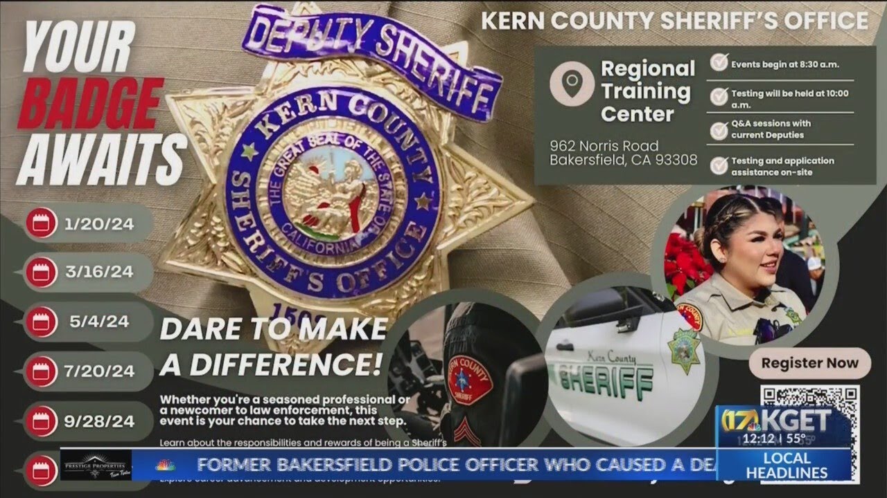 KCSO: Your Badge Awaits hiring event set for Saturday - YouTube