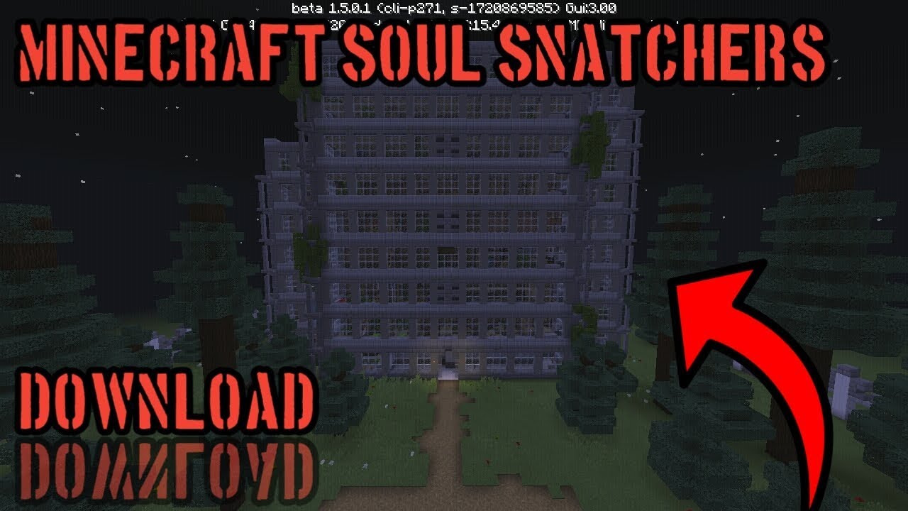 MINECRAFT SOUL SNATCHERS MAP FOR DOWNLOAD! - YouTube