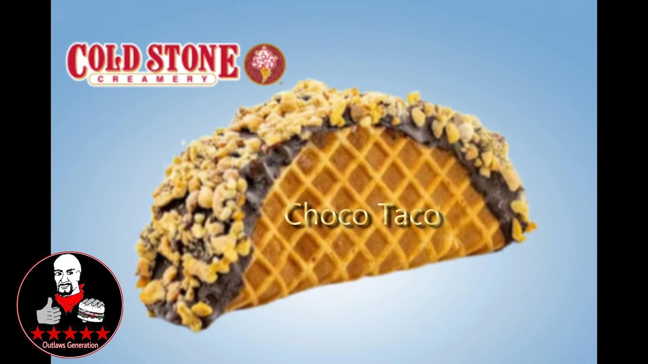 Coldstone Creamery Choco Taco review - YouTube