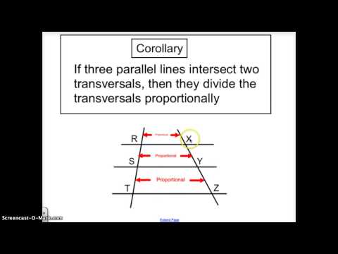 Geometry 7.6 - Proportional Lengths