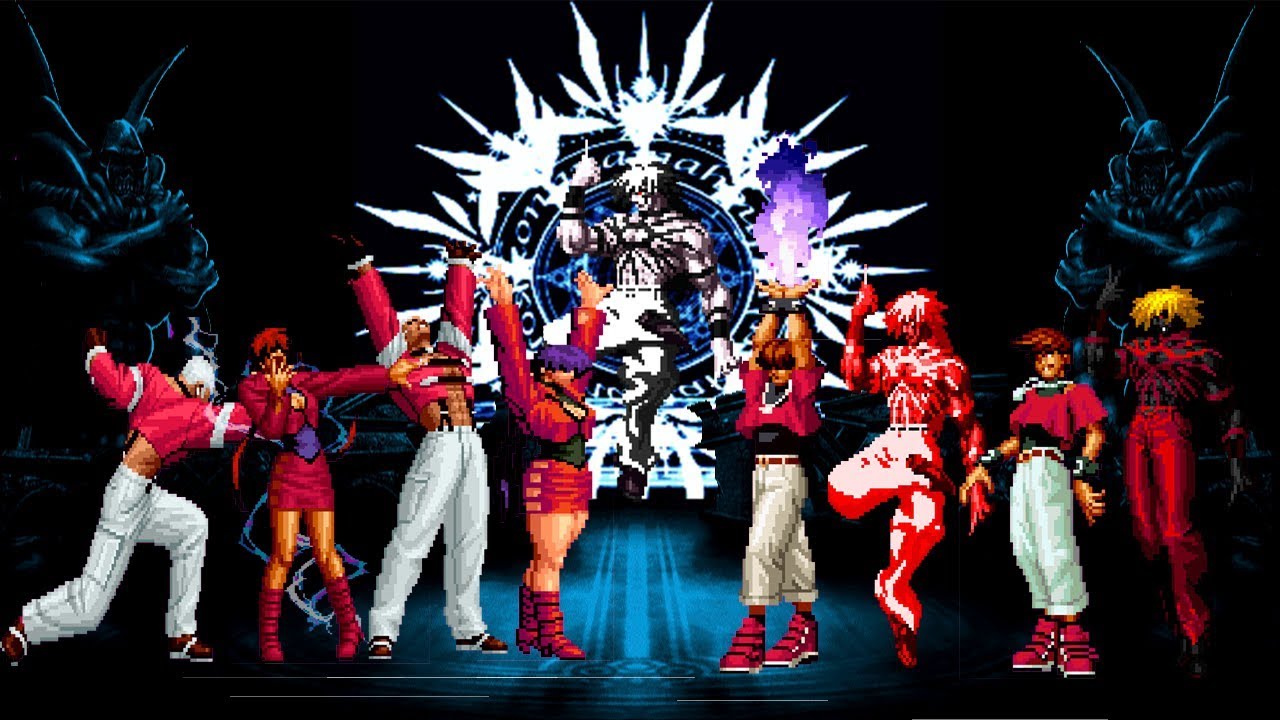KOF Mugen Shermie yashiro team Vs Chris orochi Team - YouTube