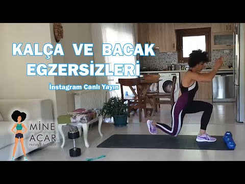 KALÇA VE BACAK EGZERSİZLERI |İNSTAGRAM CANLI YAYIN #15