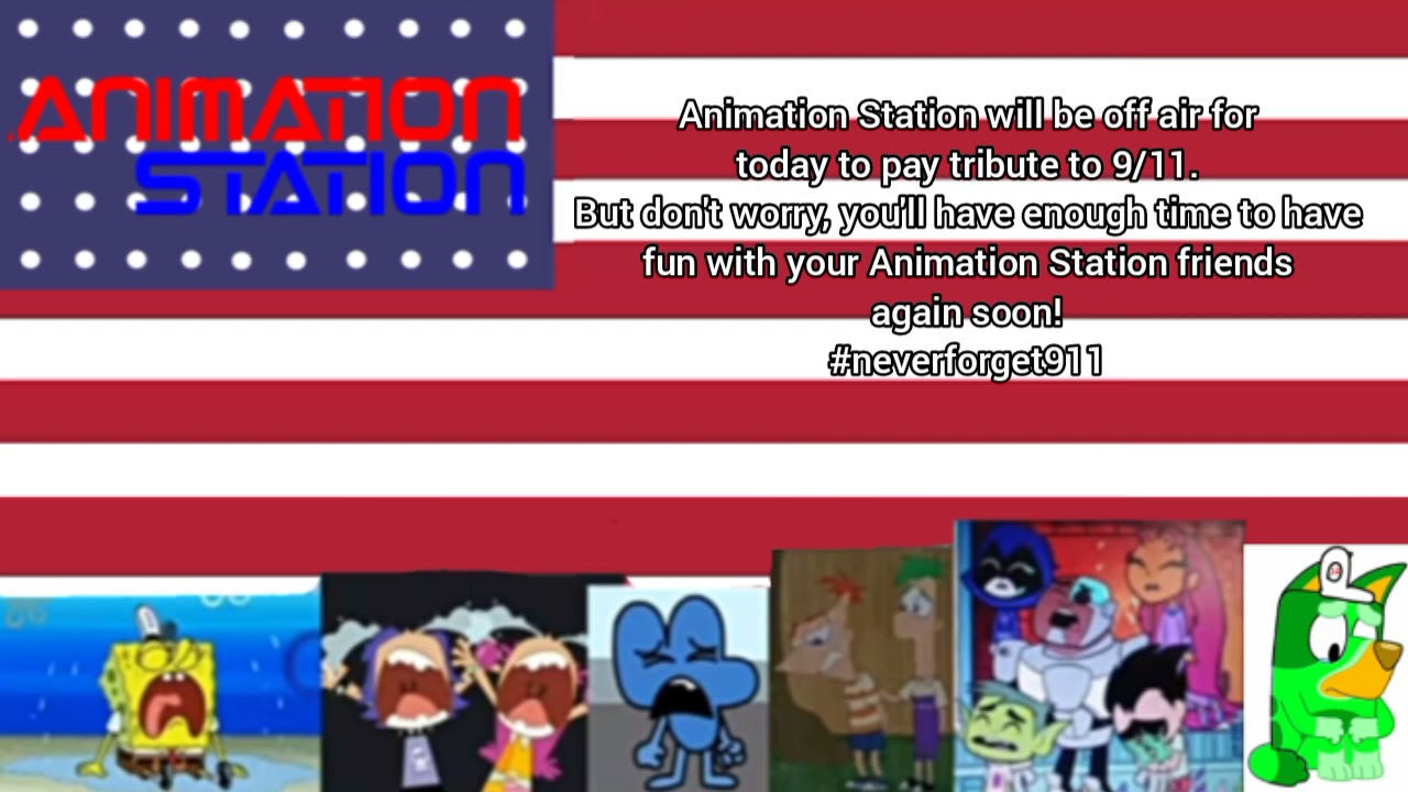 Animation Station 9/11 Off-The-Air Message (9/11/2021) - YouTube