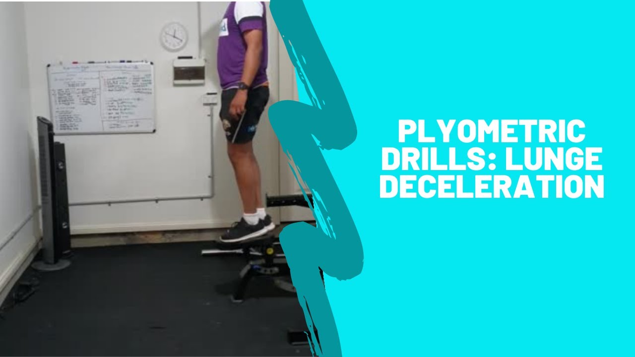 Plyometric Drills: Lunge Deceleration - YouTube