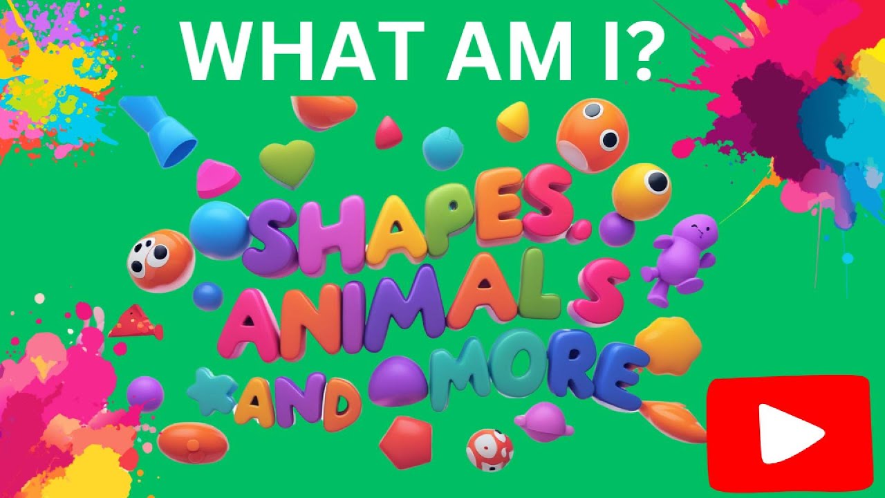 Who Am I? Fun Shapes and Nature Guessing Game for Kids! - YouTube