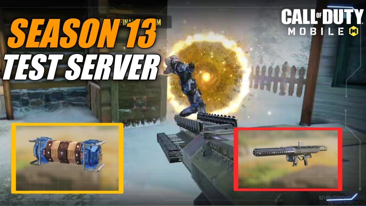 COD Mobile Season 13 leaks! Season 13 Test Server Gravity Vortex Gun ...