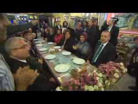 Başbakan, Marmaris'te yol üstündeki bir restoranda yemek yedi