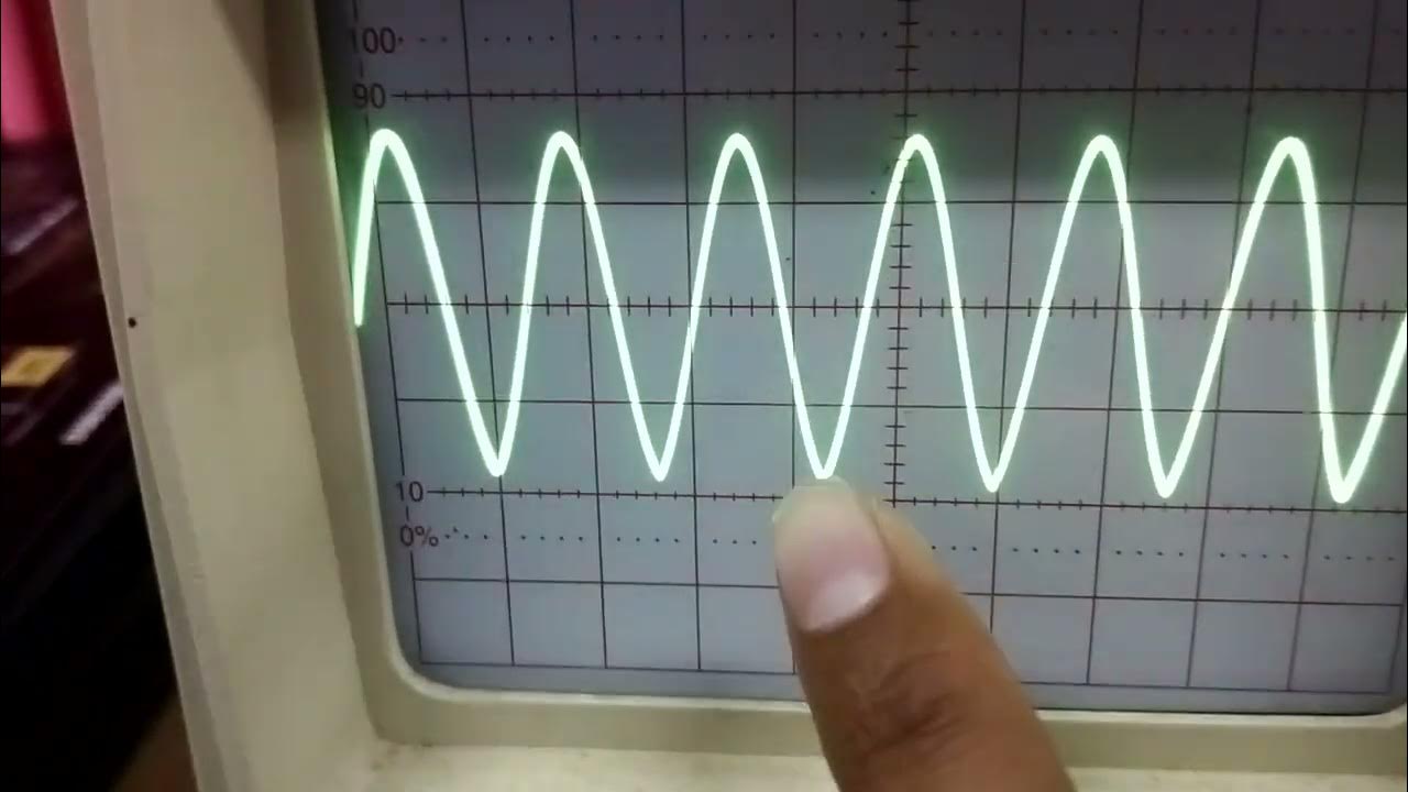 Experiment-1, CRO, Amplitude & Frequency calculation - YouTube