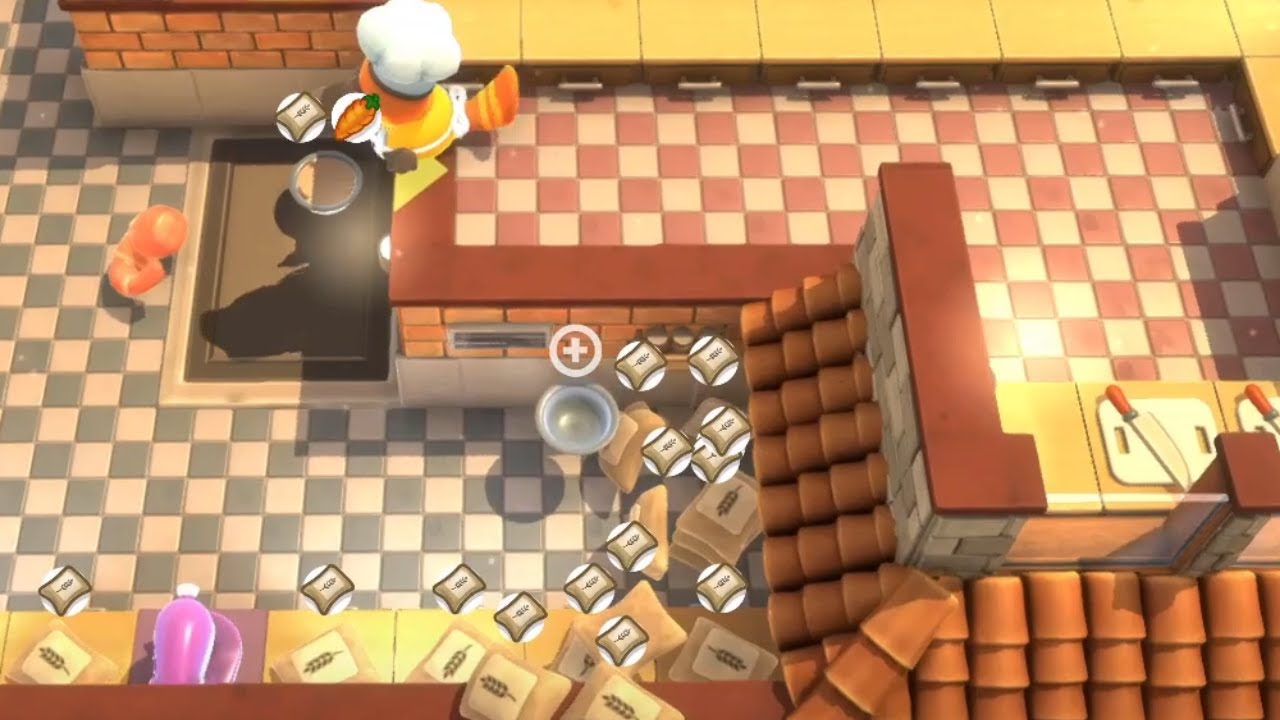 Overcooked 2 Kevin 3, 4 Stars (3 Players) Extendo Arms - YouTube