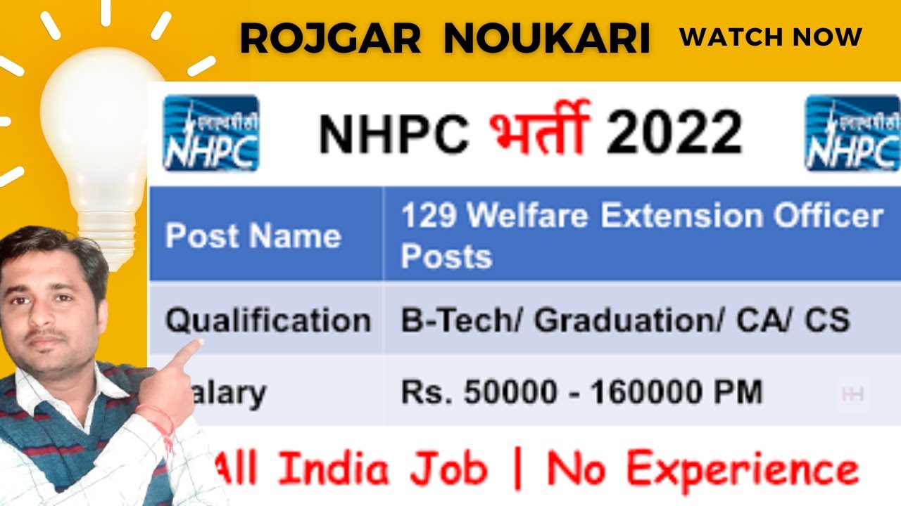 NEW NHPC RECRUITMENT 2022 | NHPC VACANCY THROUGH GATE 2022 | TOTAL 391 ...