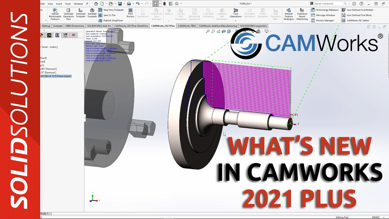 What's New in CAMWorks 2021 Plus - YouTube