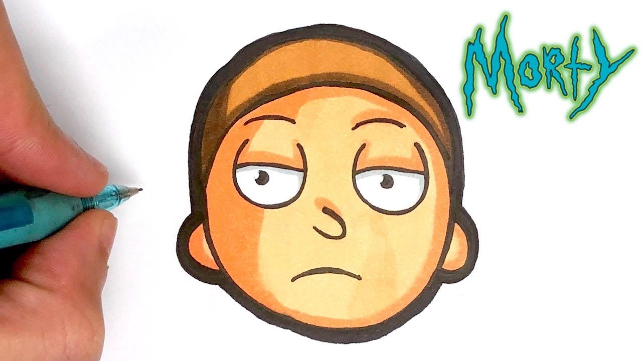 HOW TO DRAW MORTY FROM RICK AND MORTY - YouTube