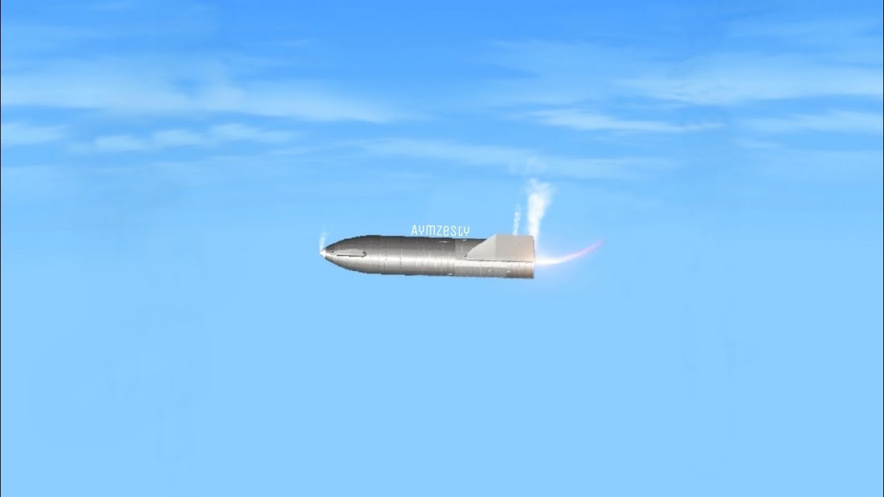 SN8 12.5 KM Test Flight | SFS 1.5 - YouTube