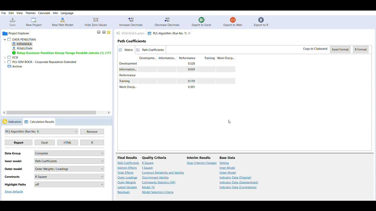Tutorial SmartPLS 3 - YouTube