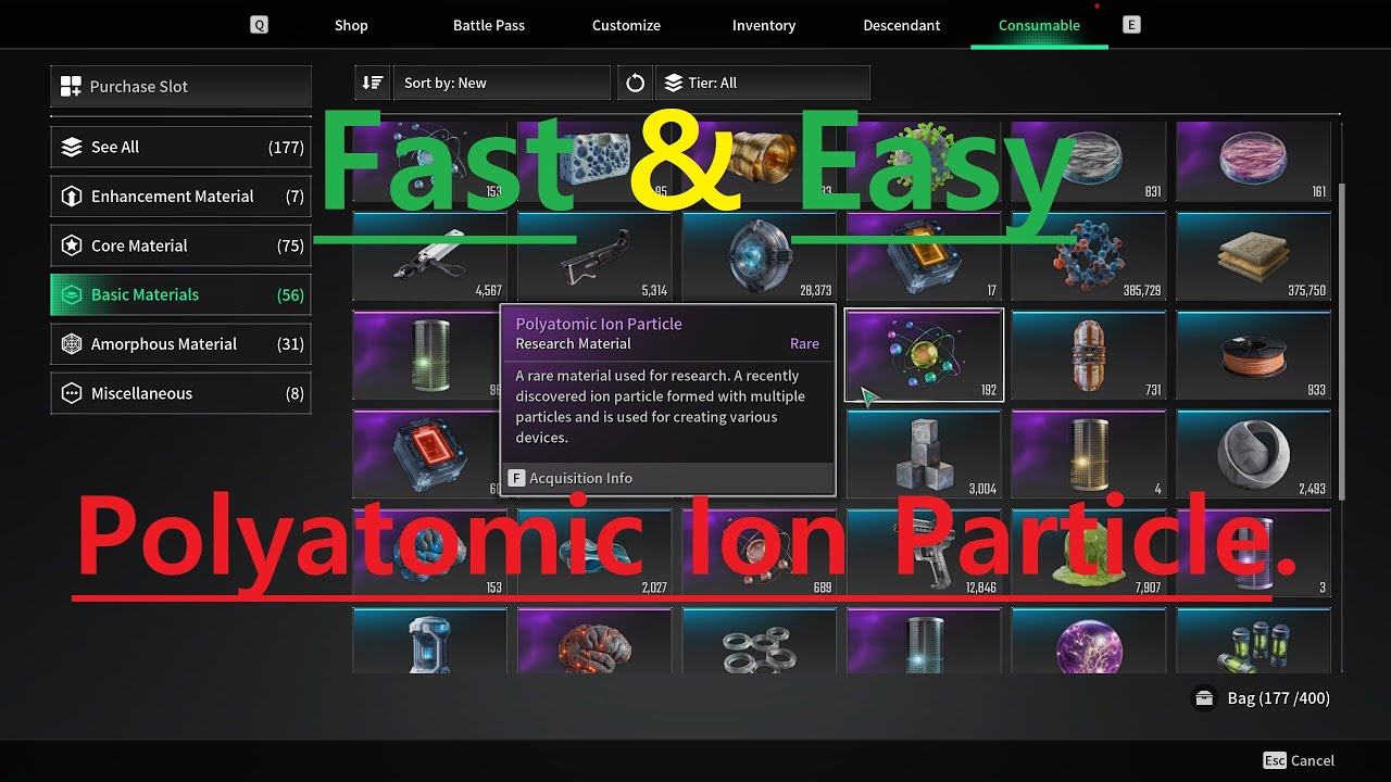 The First Descendant: Easy & Fast Polyatomic ion Particle Farm. - YouTube