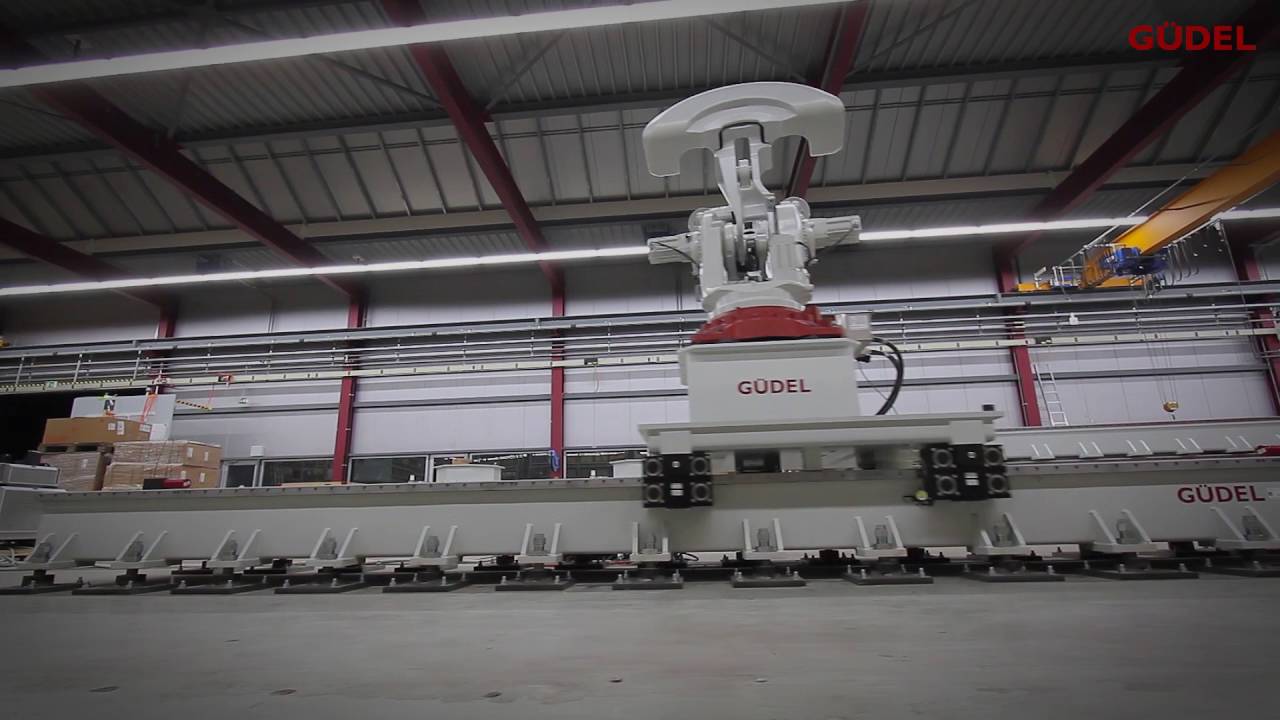 Güdel TMF-5 - TrackMotion Floor mounted Drive Axis - YouTube