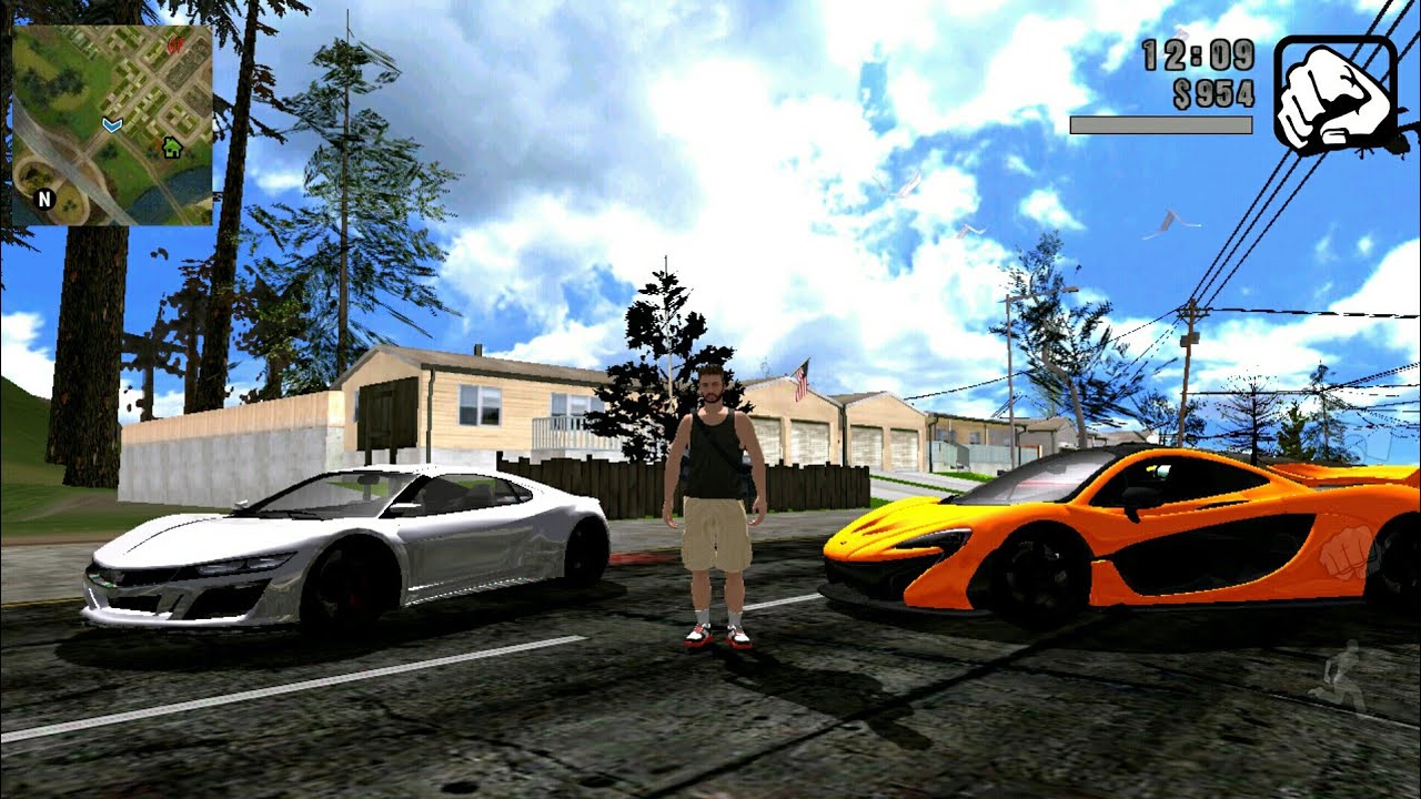 EXCLUSIVE HD MODPACK GTA SA Android! 300MB ONLY - YouTube