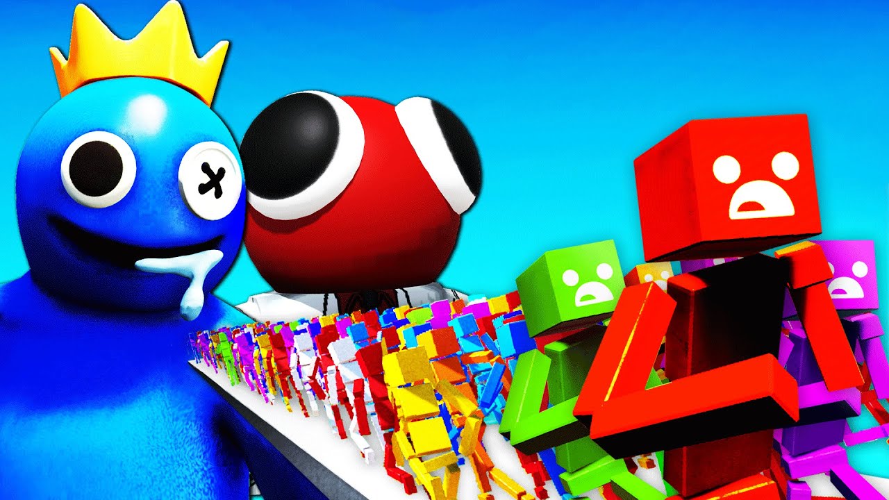 RAINBOW FRIENDS vs RAGDOLLS - YouTube